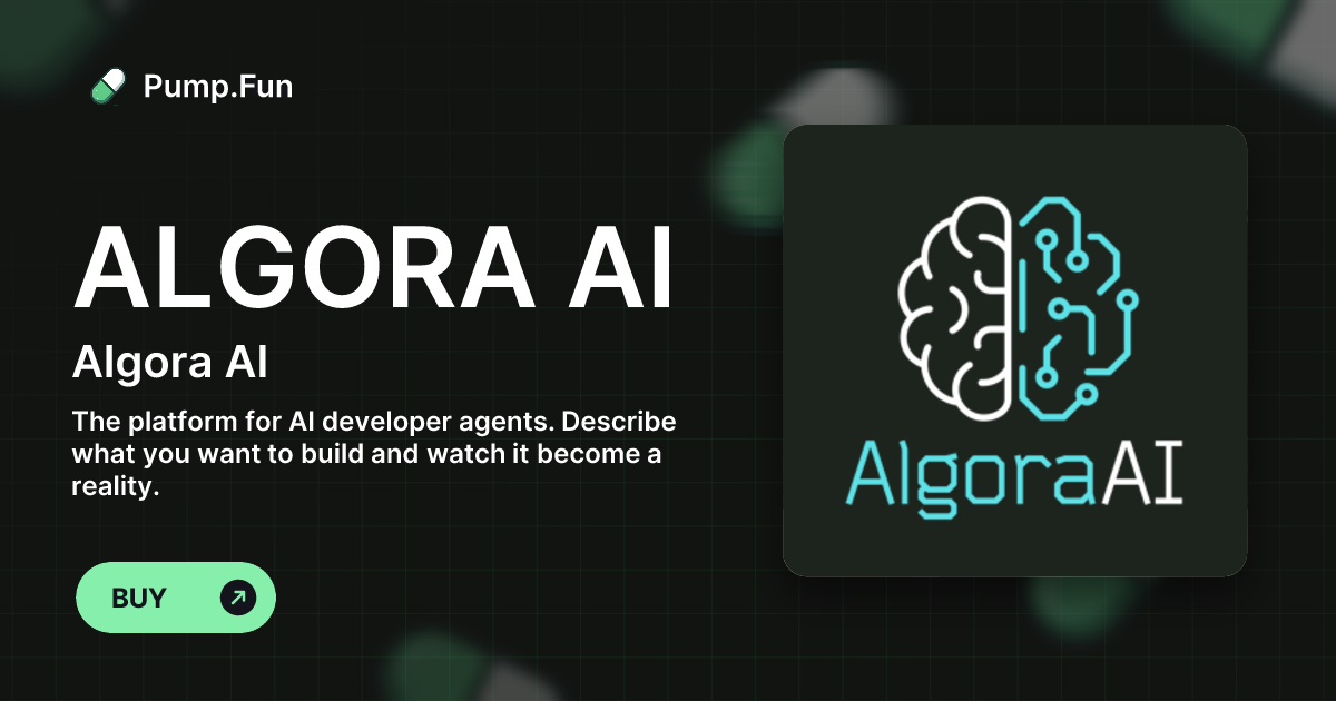 Algora AI (ALGORA AI) - Pump