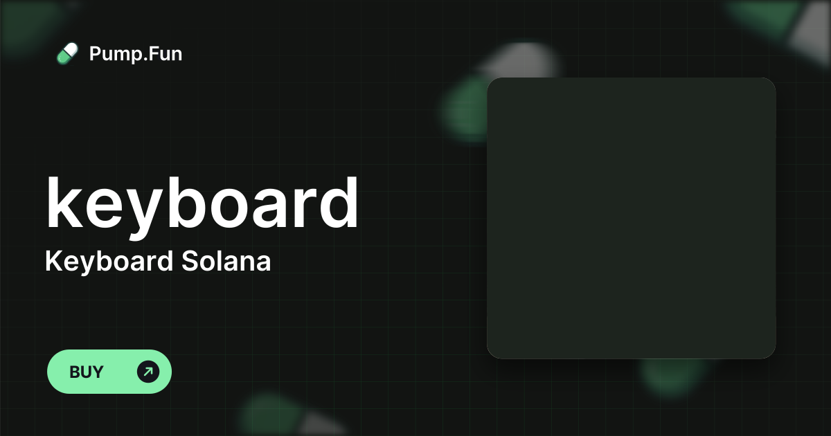 Keyboard Solana (keyboard) - Pump