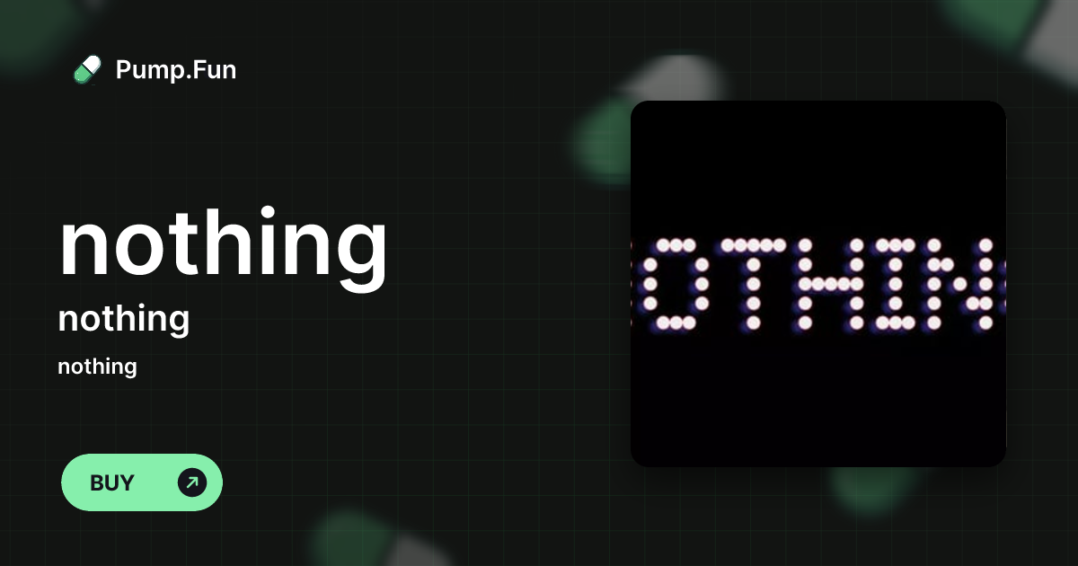 nothing (nothing) - Pump