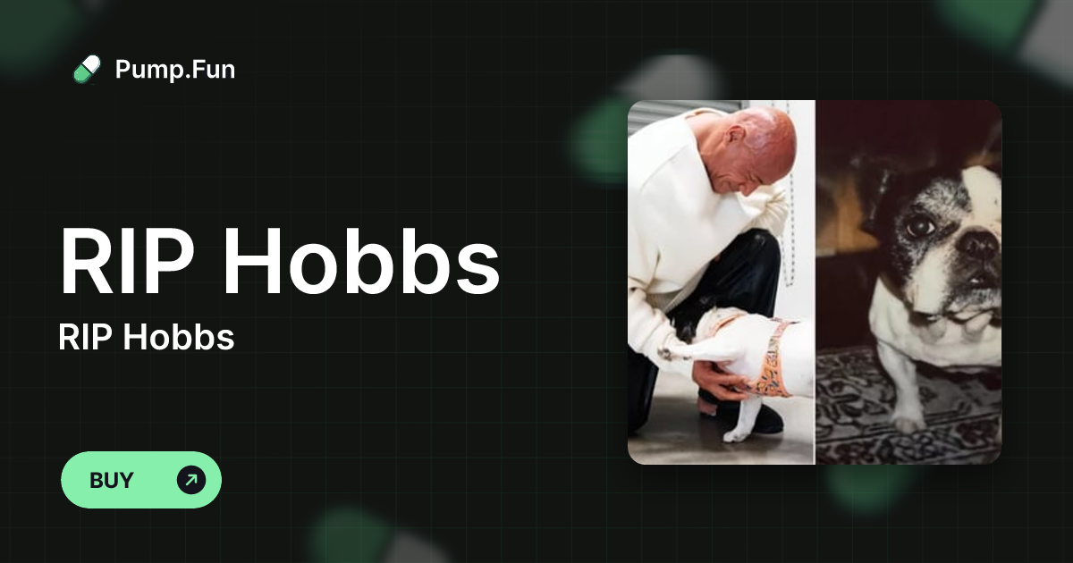 RIP Hobbs (RIP Hobbs) - Pump