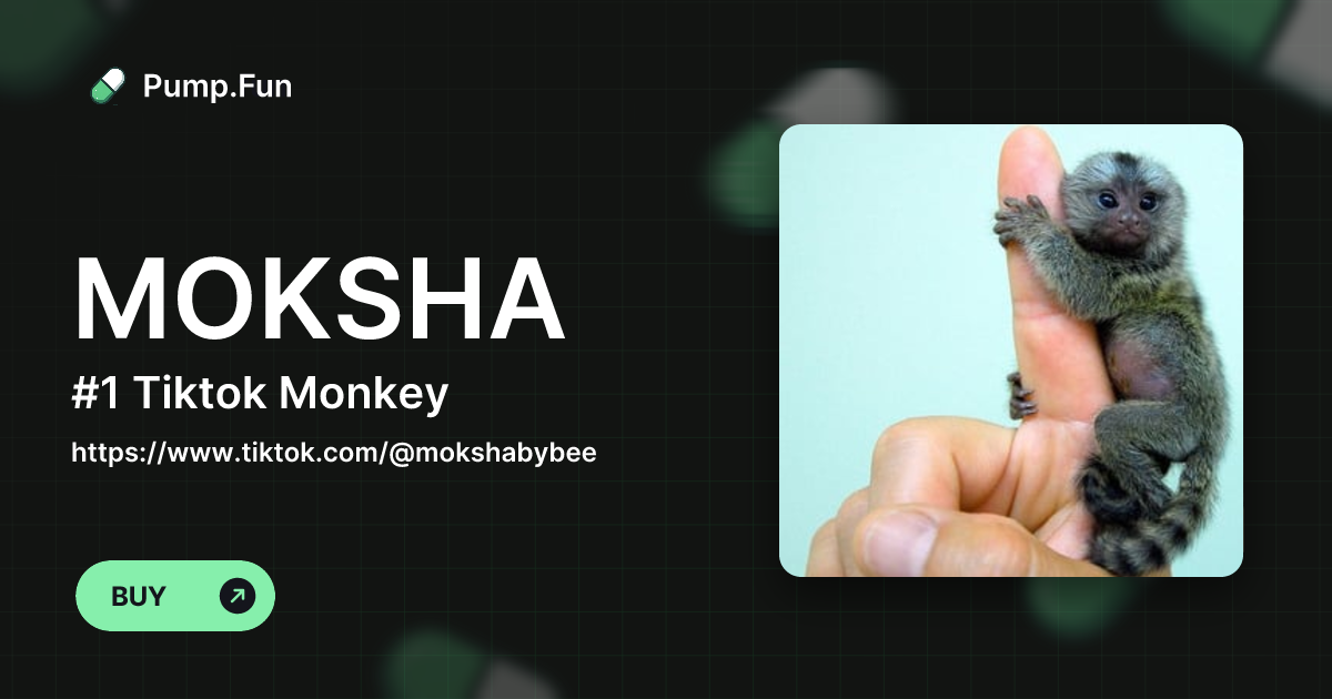 #1 Tiktok Monkey (MOKSHA) - Pump
