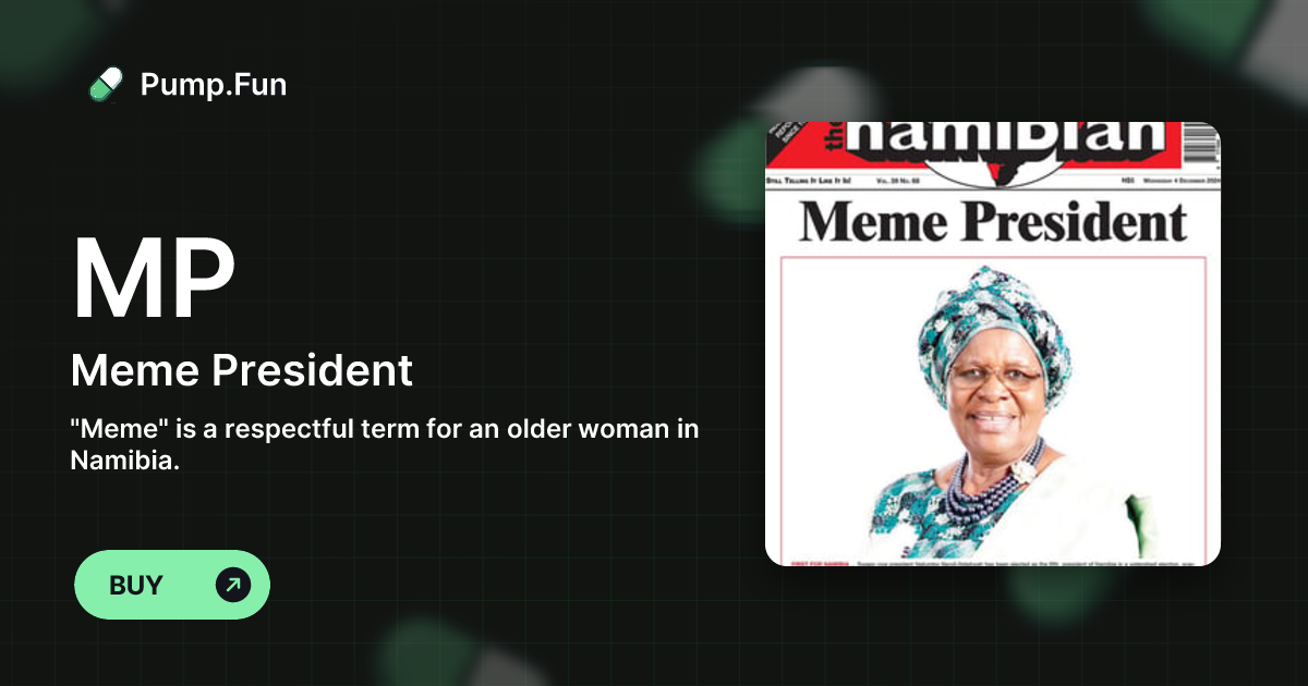 Meme President (MP) - Pump