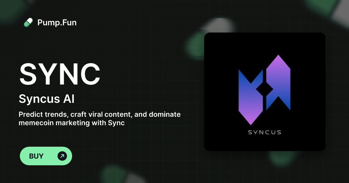 Syncus AI (SYNC) - Pump