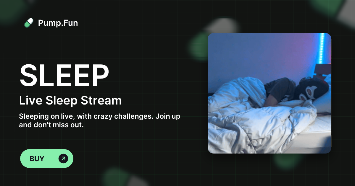 Live Sleep Stream (SLEEP) - Pump