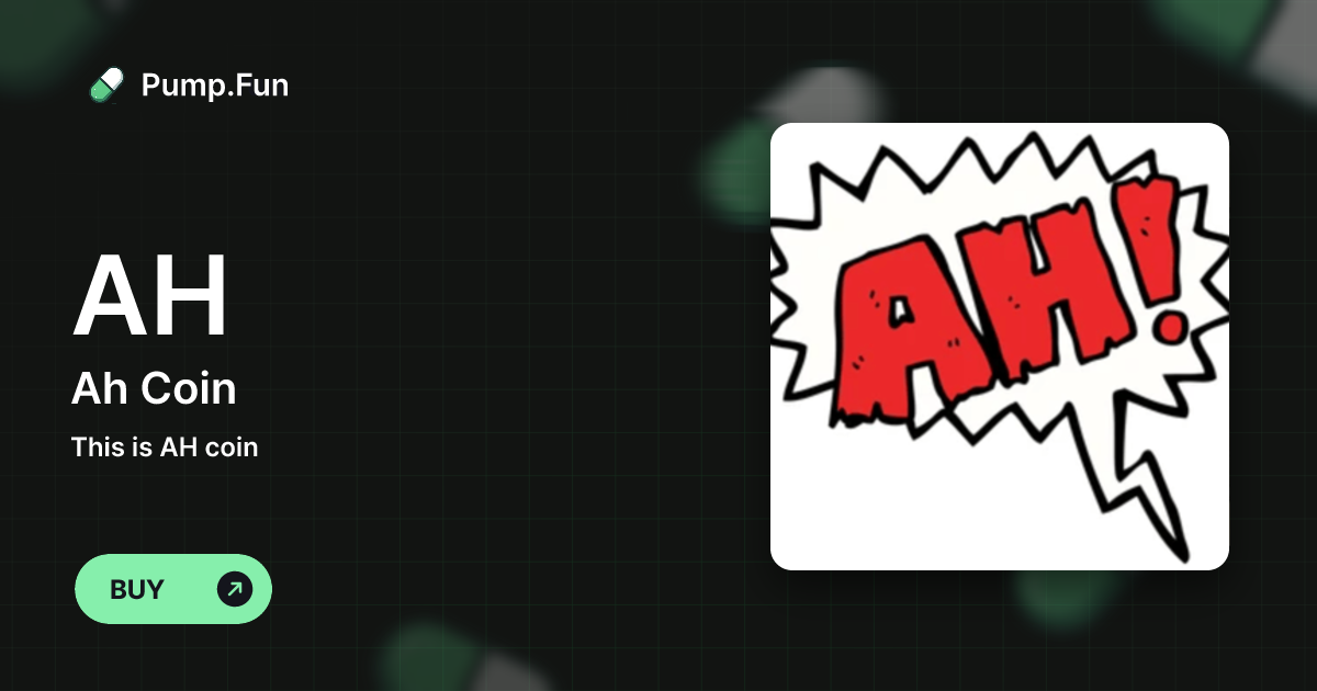 Ah Coin (AH) - Pump