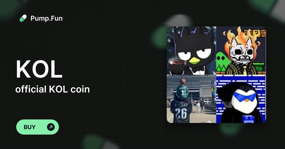 official KOL coin (KOL) - Pump
