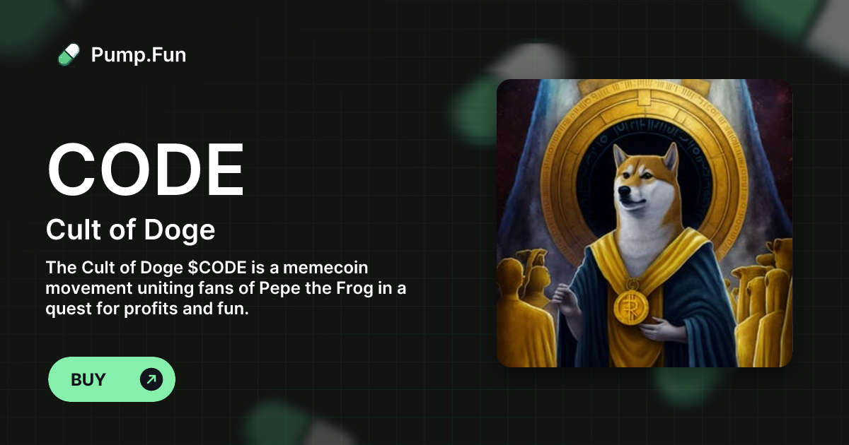 Cult of Doge (CODE) - Pump