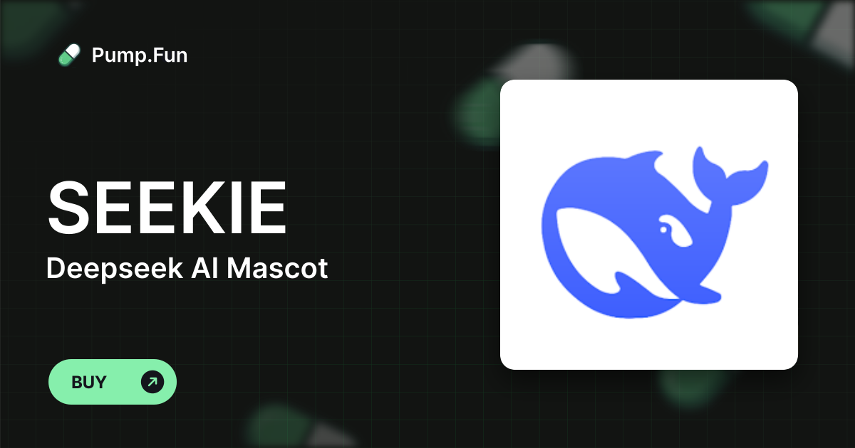 Deepseek AI Mascot (SEEKIE) - Pump
