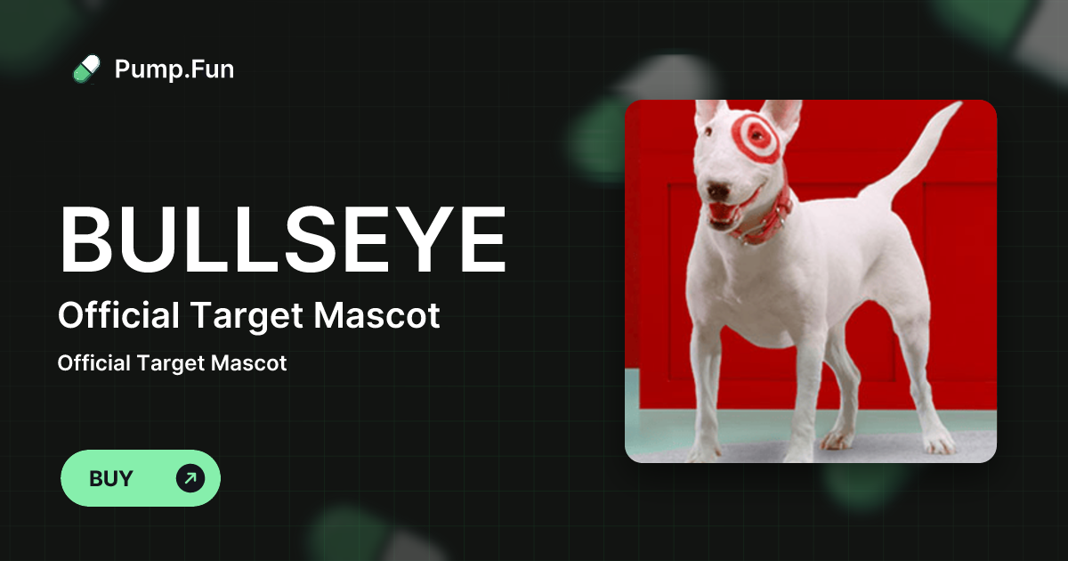 Official Target Mascot (BULLSEYE) - Pump
