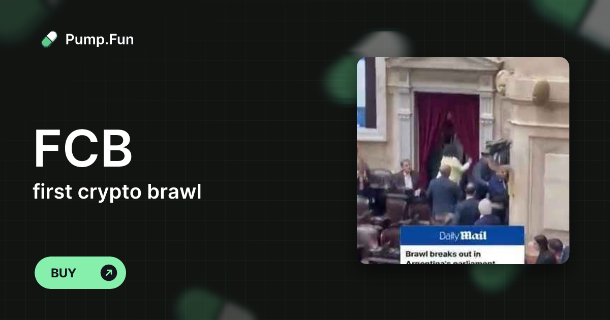 first crypto brawl (FCB) - Pump