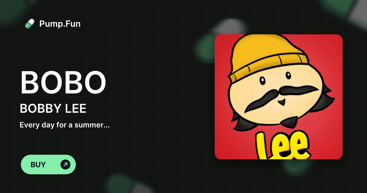 BOBBY LEE (BOBO) - Pump