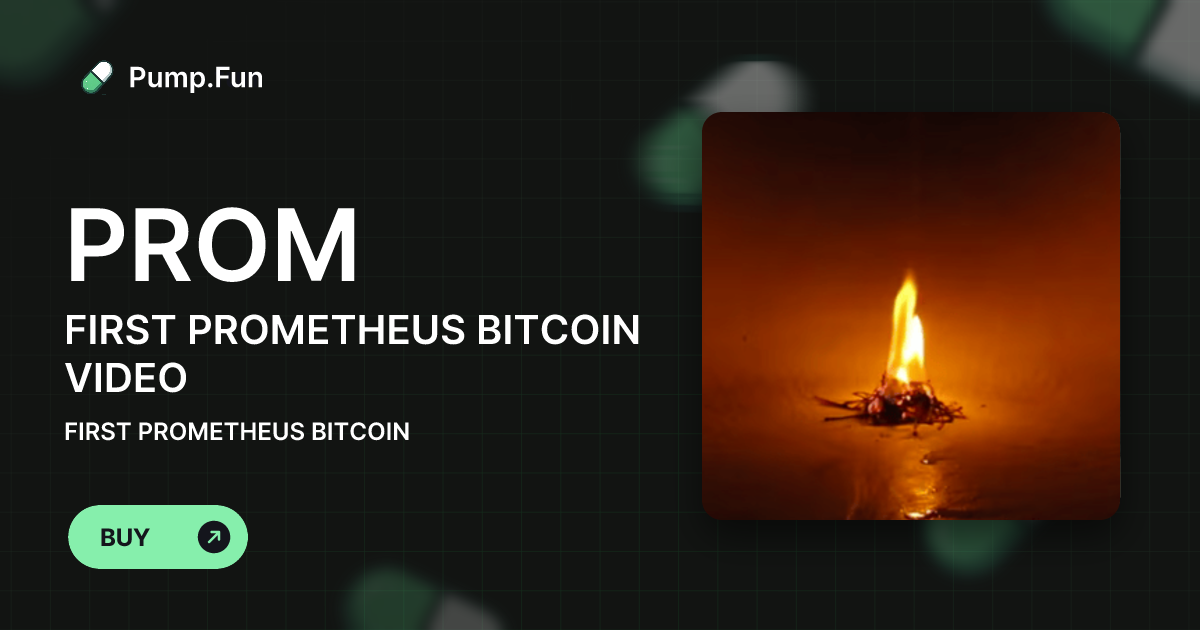 FIRST PROMETHEUS BITCOIN VIDEO (PROM) - Pump