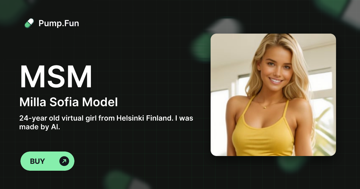 Milla Sofia Model (MSM) - Pump