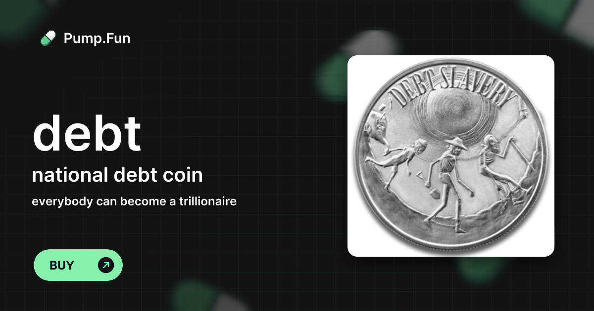 national debt coin (debt) - Pump