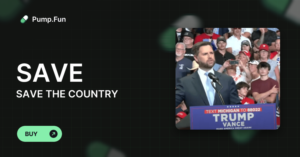 SAVE THE COUNTRY (SAVE) - Pump