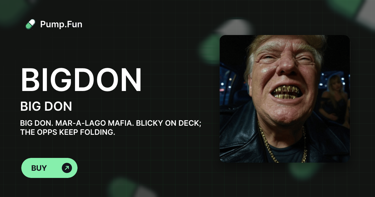 BIG DON (BIGDON) - Pump