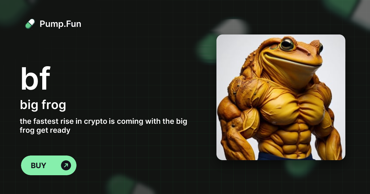 big frog (bf) - Pump