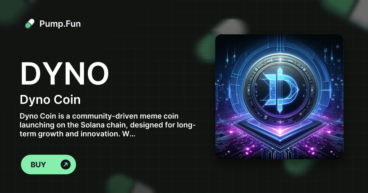 Dyno Coin (DYNO) - Pump