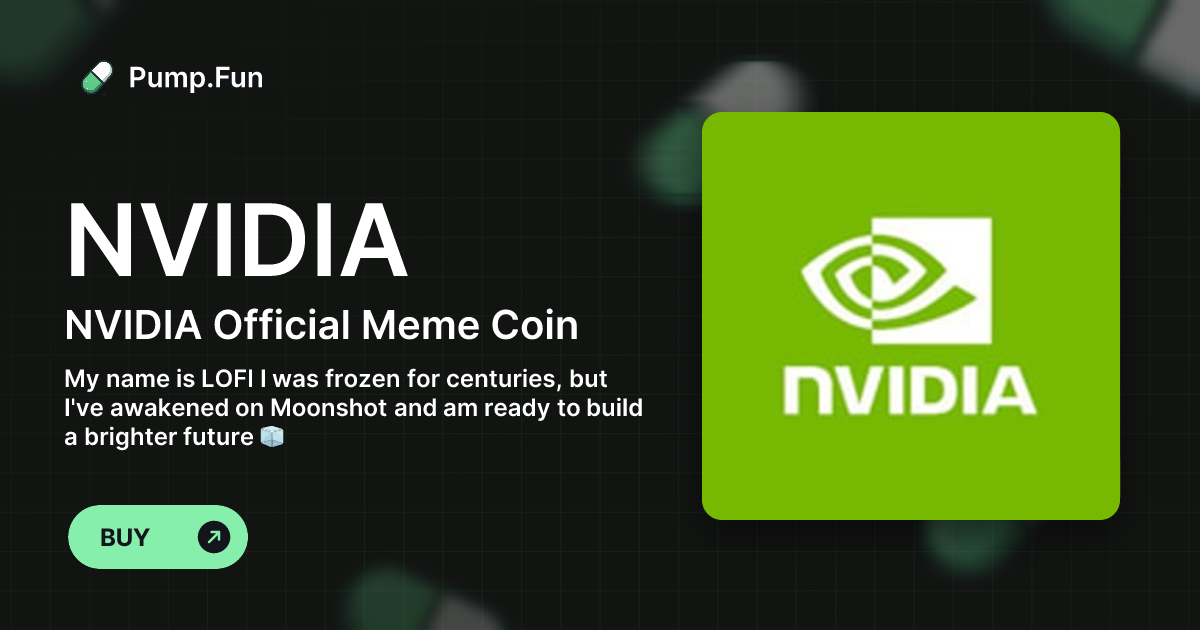 NVIDIA Official Meme Coin (NVIDIA) - Pump
