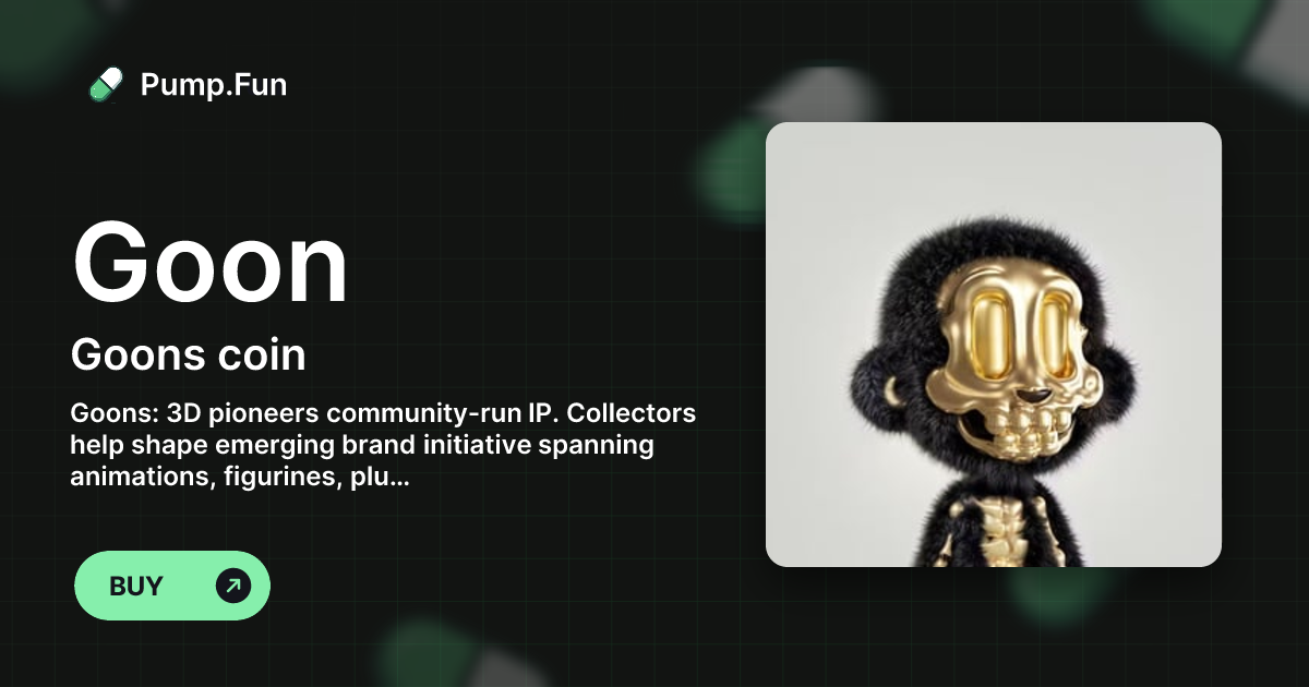 Goons coin (Goon) - Pump