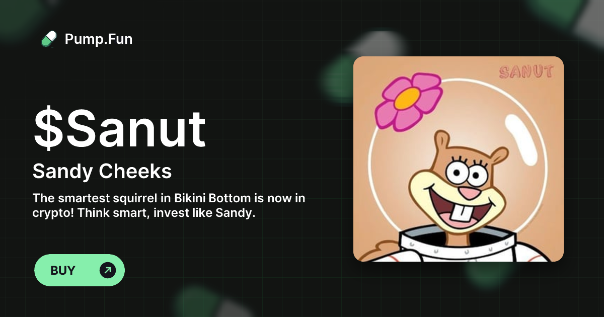 Sandy Cheeks ($Sanut) - Pump