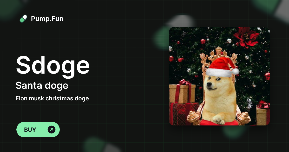 Santa doge (Sdoge) - Pump