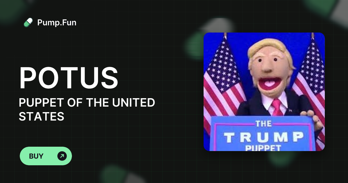 PUPPET OF THE UNITED STATES (POTUS) - Pump