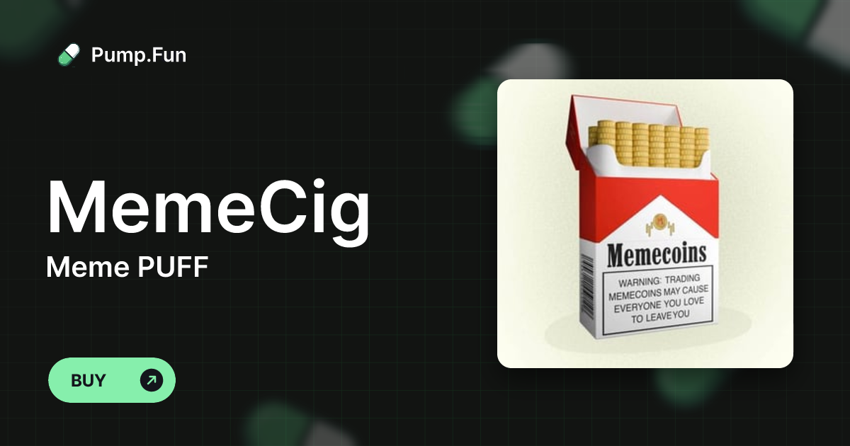 Meme PUFF (MemeCig) - Pump