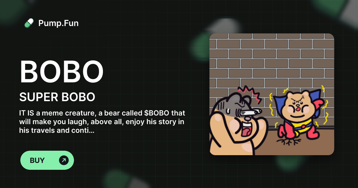 SUPER BOBO (BOBO) - Pump