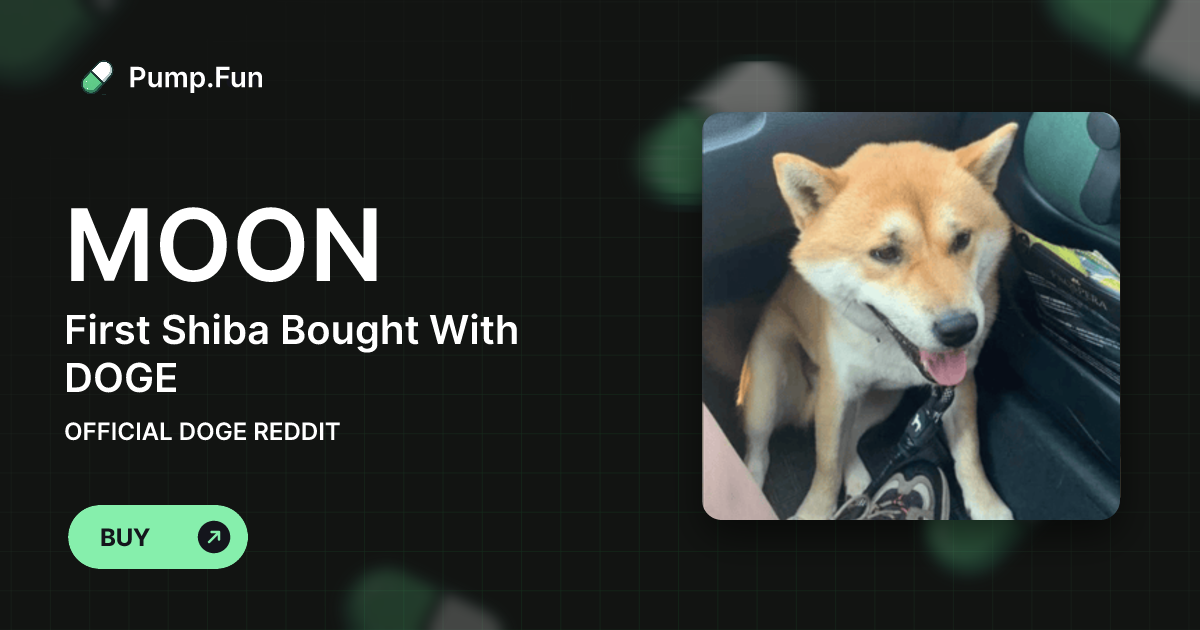 First Shiba Bоught With DOGE (MOON) - Pump