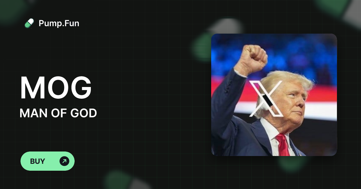 MAN OF GOD (MOG) - Pump