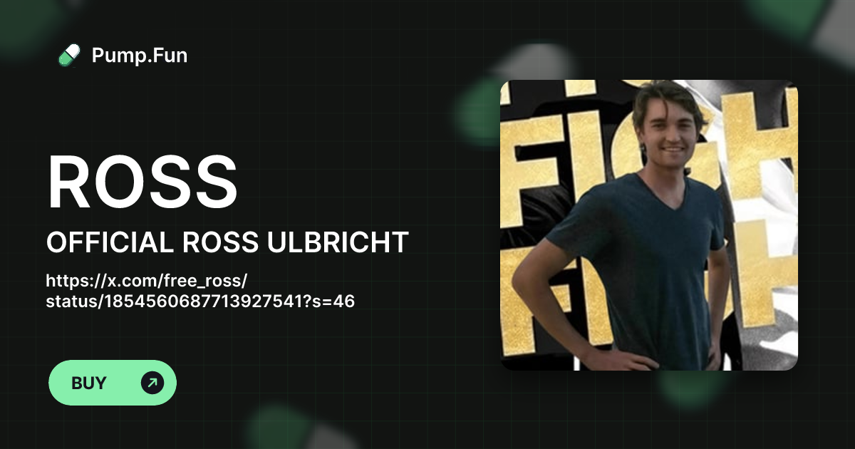 OFFICIAL ROSS ULBRICHT (ROSS) - Pump