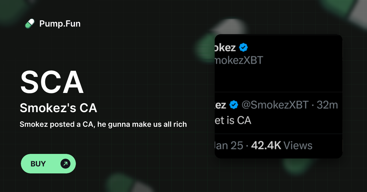 Smokez's CA (SCA) - Pump