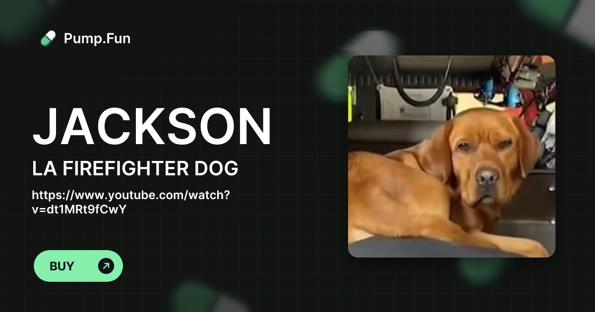 LA FIREFIGHTER DOG (JACKSON) - Pump