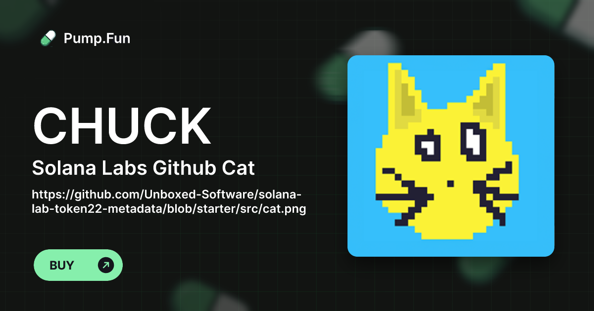 Solana Labs Github Cat (CHUCK) - Pump