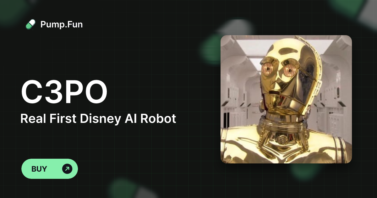 Real First Disney AI Robot (C3PO) - Pump