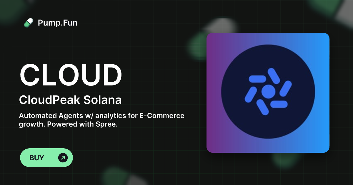 CloudPeak Solana (CLOUD) - Pump