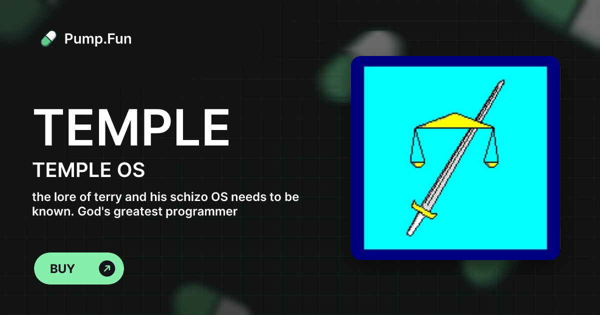 TEMPLE OS (TEMPLE) - Pump