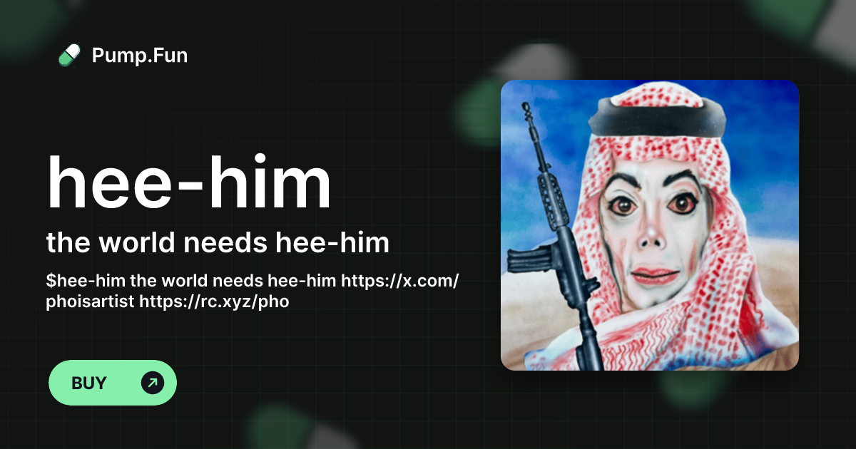 the world needs hee-him (hee-him) - Pump