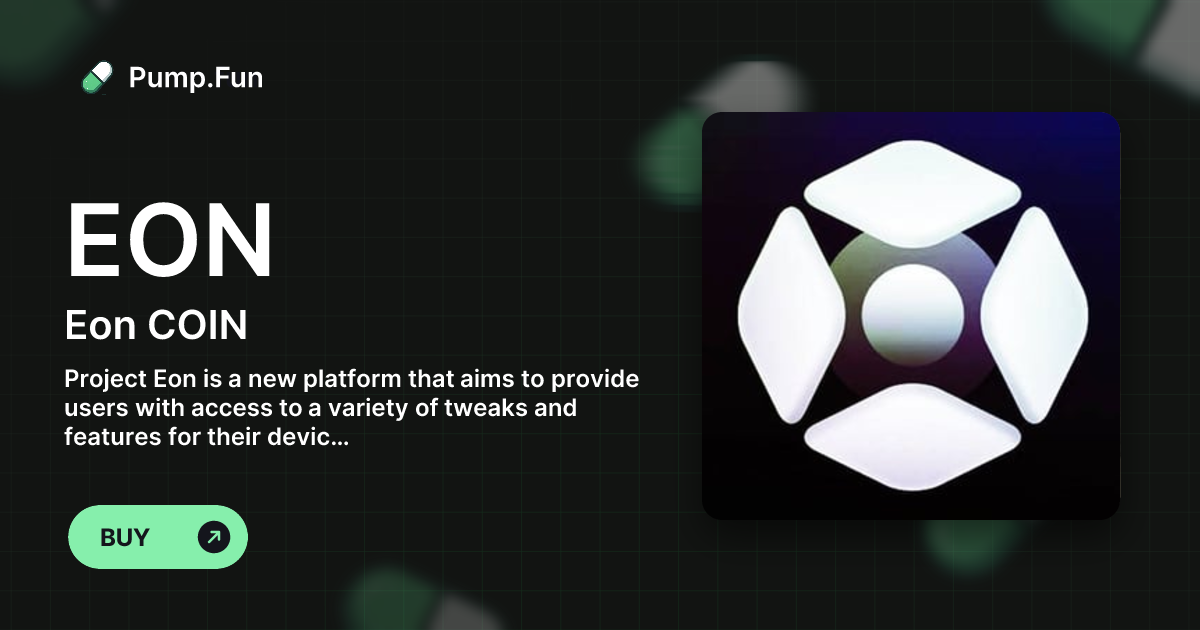 Eon COIN (EON) - Pump