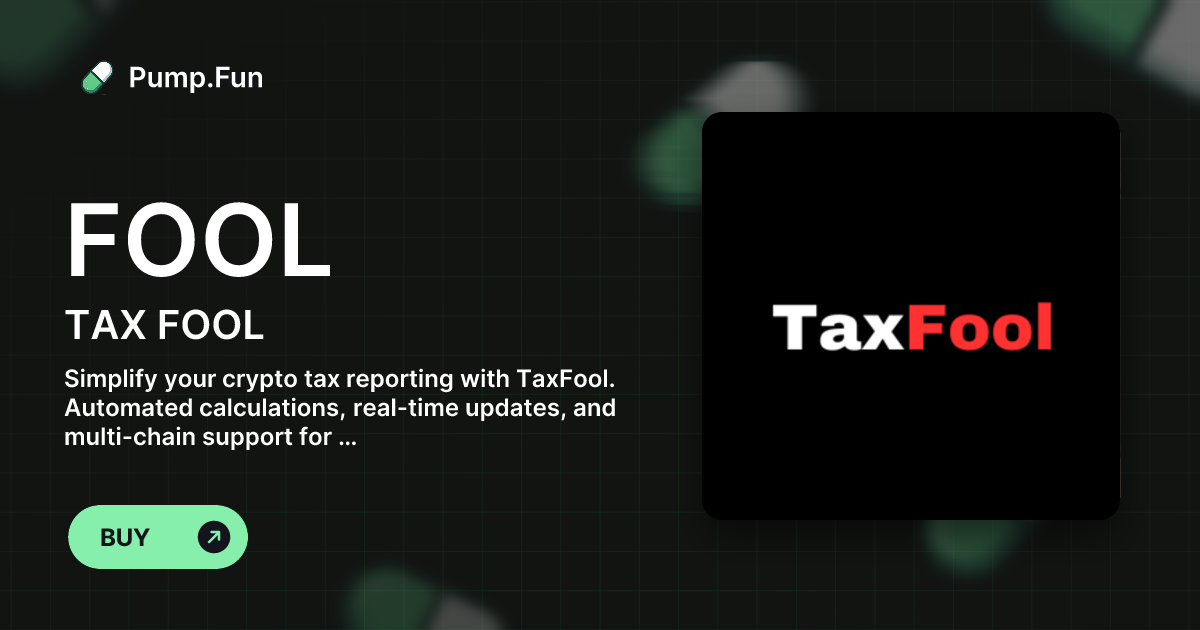 TAX FOOL (FOOL) - Pump