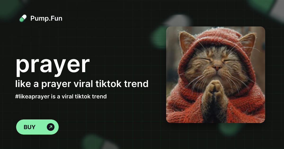 like a prayer viral tiktok trend (prayer) - Pump