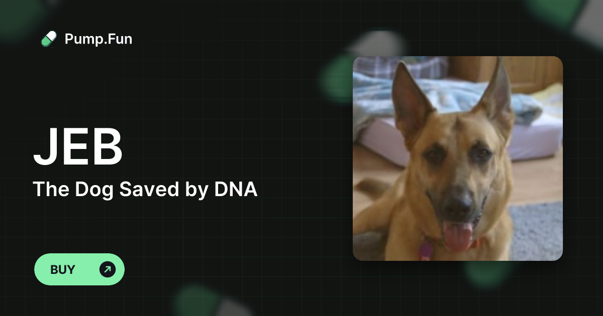 The Dog Saved by DNA (JEB) - Pump