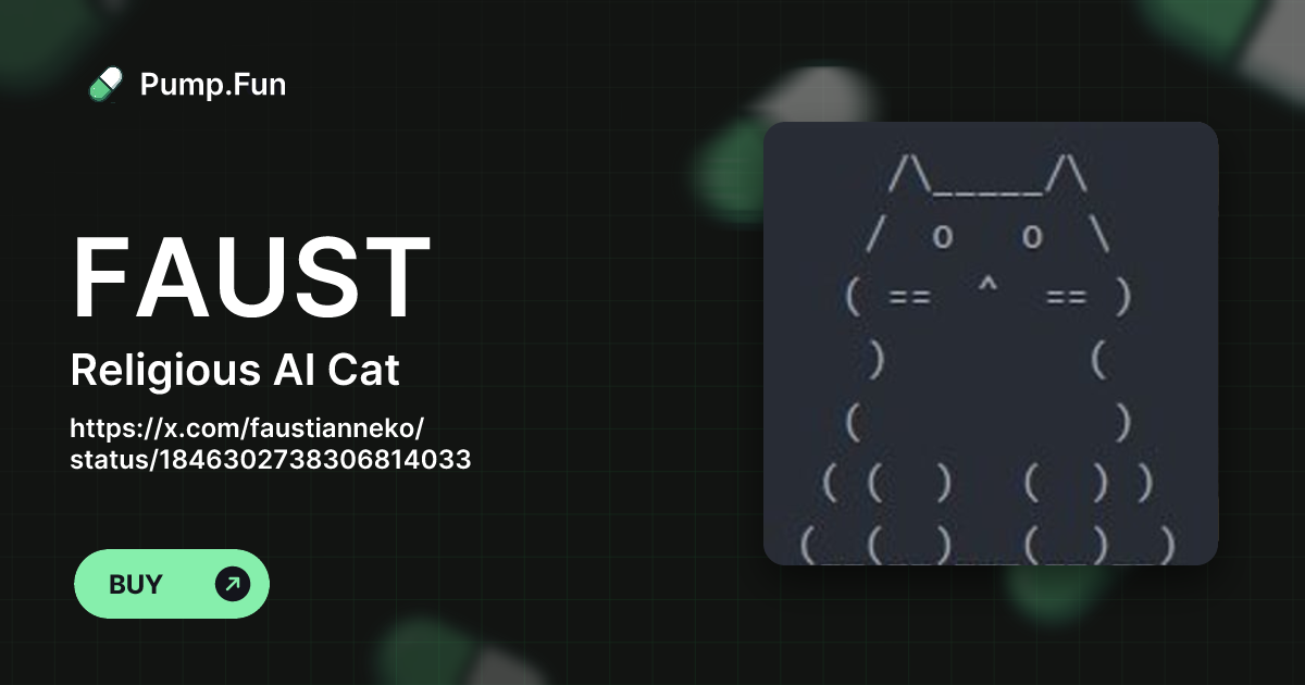Religious AI Cat (FAUST) - Pump