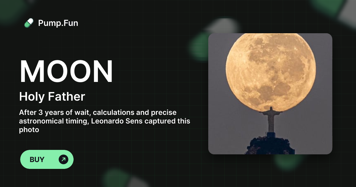 Holy Father (MOON) - Pump