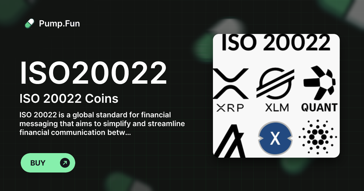 ISO 20022 Coins (ISO20022) - Pump