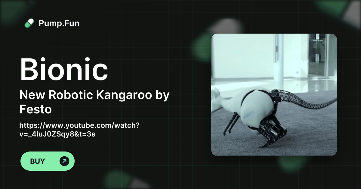 New Robotic Kangaroo by Festo (Bionic) - Pump