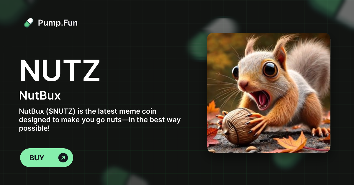 NutBux (NUTZ) - Pump