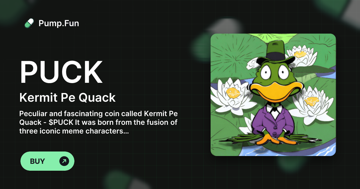 Kermit Pe Quack (PUCK) - Pump
