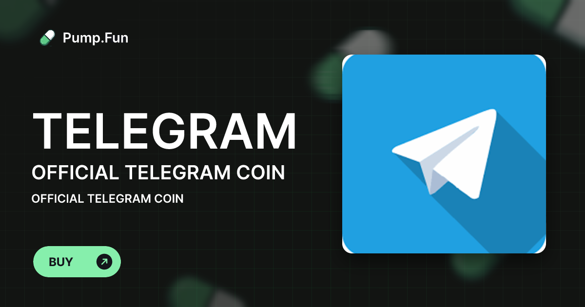 OFFICIAL TELEGRAM COIN (TELEGRAM) - Pump